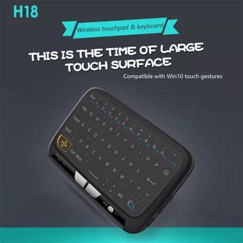 Jual Air Mouse Touchpad Keyboard Wireless 2 4ghz H18 Shopee Indonesia