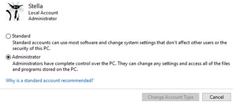 Change User Account Admin Rights Windows 10 Forums