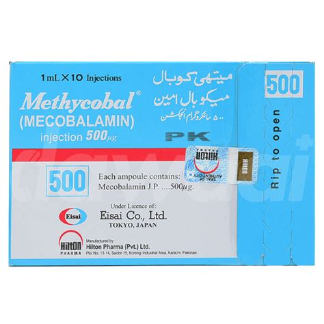 Methycobal 500mcg Inj— Dawaai Uses Side Effect Price In Pakistan