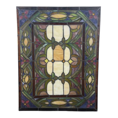 Stained Glass Rectangle Panel At Lindy Rossi Blog