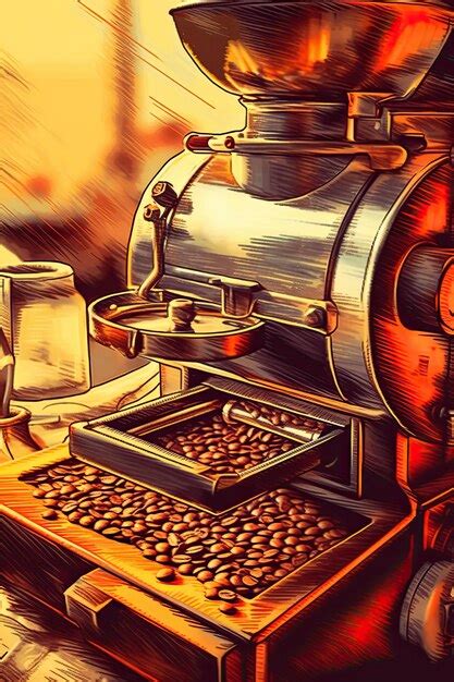 premium ai image magical coffee world filtered macro photo of up close brewing fun