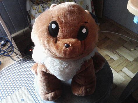 My Giant Eevee Plush By PoKeMoNosterfanZG On DeviantArt