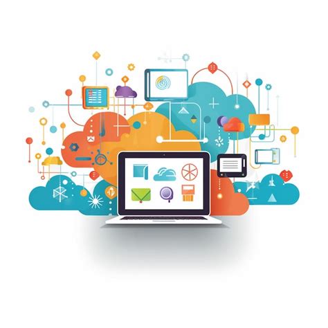 Premium Vector Internet Network Communication Web Technology Computer Icon Vector Online