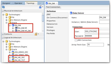 Data Integration Tips Odi One Data Server With Several Physical Schemas