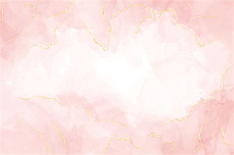 금선이 있는 추상먼지 홍당무 액수채색 배경 파스텔 장미 대리석 알코올 잉크 그리기 효과와 황금 호일 균열 결혼 초대를 위한 벡터