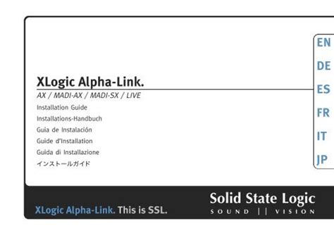 XLogic Alpha Link Solid State Logic