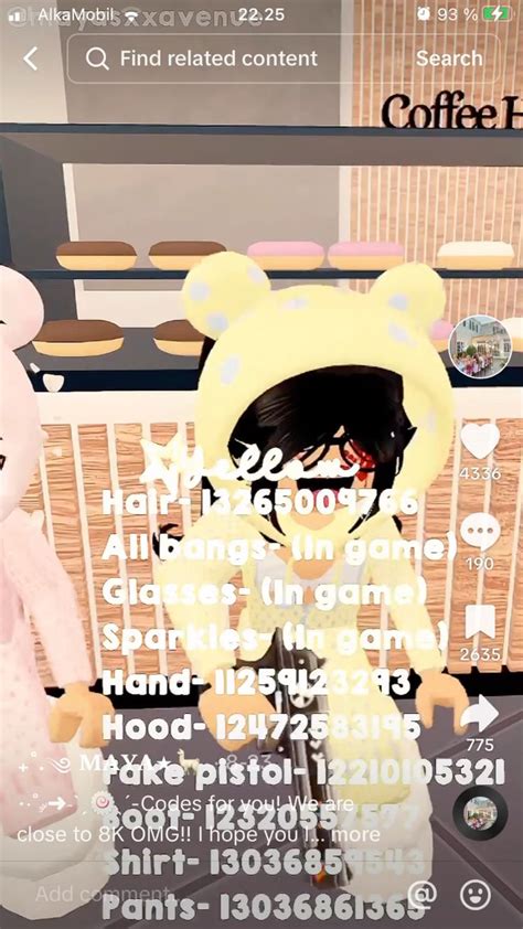 Yellow Bear Girl X Girl Fit Code For Berry Avenue