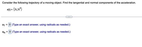 Solved Consider The Following Trajectory Of A Moving Object Chegg