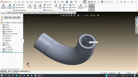 Solidworks Tutorial Revolved Boss Youtube