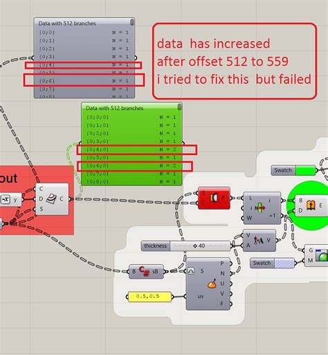 Grasshopper Offset Curve On Surface Many Surfaces Grasshopper McNeel Forum