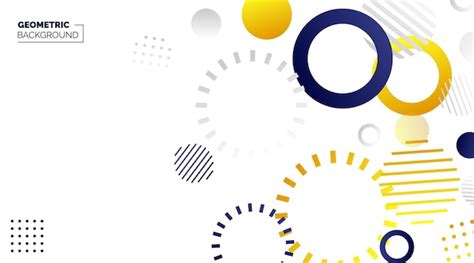 다채로운 기하학적 배너 배경 웹에 대 한 최소한의 표지 템플릿 디자인 기하학적 모양과 선 Eps10 벡터와 현대 추상 배경 무료 벡터