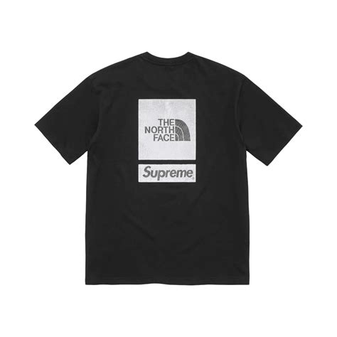 슈프림 X 노스페이스 숏슬리브 탑 블랙 24ss Supreme Kream