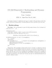 COSC 3320 HW 3 1 Pdf COSC 3320 Homework 3 I Understand And Agree To