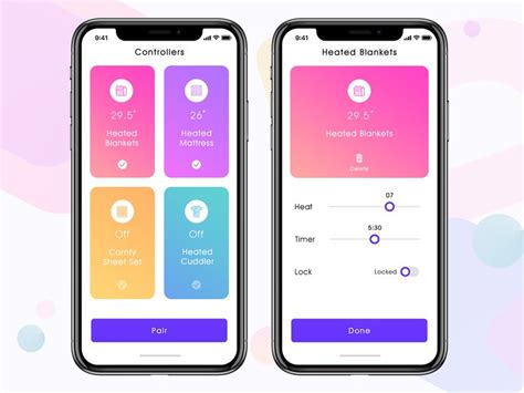 Thermostat Controller App UI