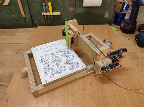 Well Some Projects Take A Little Longer I Built This Arduino Pen Plotter Using The Ubiquitous