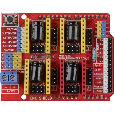 Joy It Motortreiber Cnc Controllerboard Inkl 4x A4988 Motortreiber Passend Für Arduino Boards