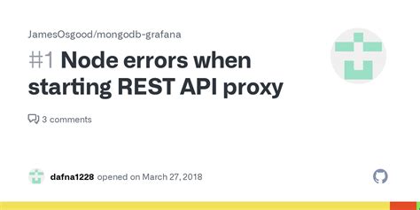 Node Errors When Starting Rest Api Proxy · Issue 1 · Jamesosgood