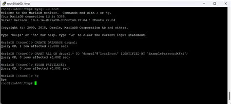 Drupal 9 установка на Nginx в Ubuntu 22 internet lab ru