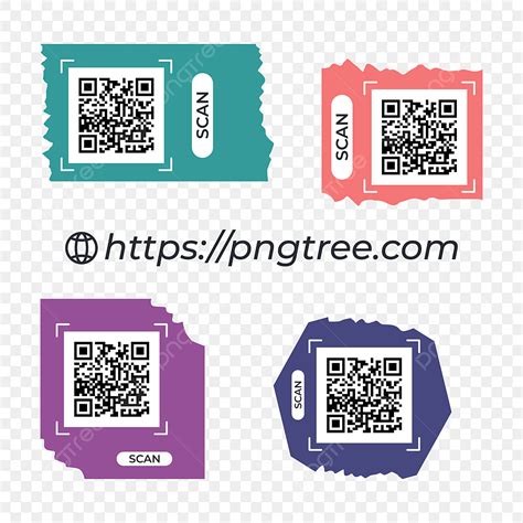 Qr Code Illustration Vector Design Images Qr Code Free Download Label Paper Style Scan Code