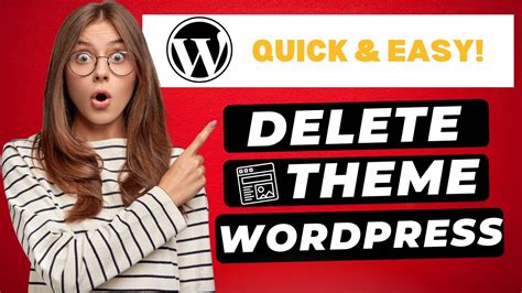 How To Delete A Wordpress Theme In 2024 🔥 Fast And Easy Youtube