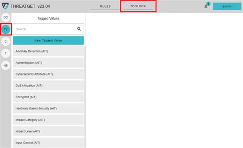 managing tagged values threatget