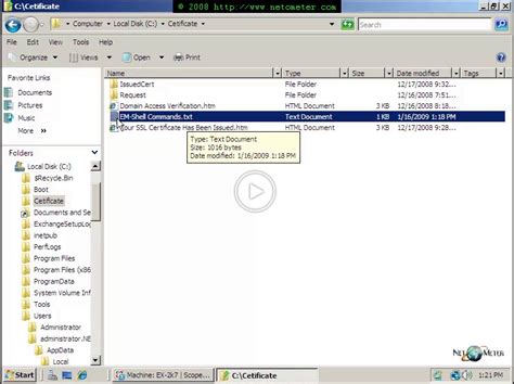 Screencast How To Install GoDaddy Multiple Domain UCC SSL Certificate In Exchange Server 2007