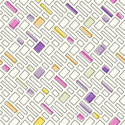 Seamless Geometric Pattern For Texture Background Template Simple Vector Background Image And