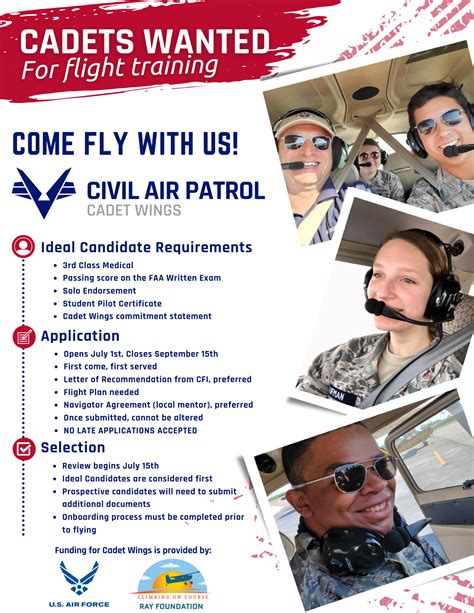 Cadet Wings Applications Open July 1 Cadet Blog Civil Air Patrol National Headquarters