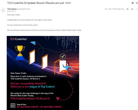 Srija Banerjee On Linkedin Tcs Codevita