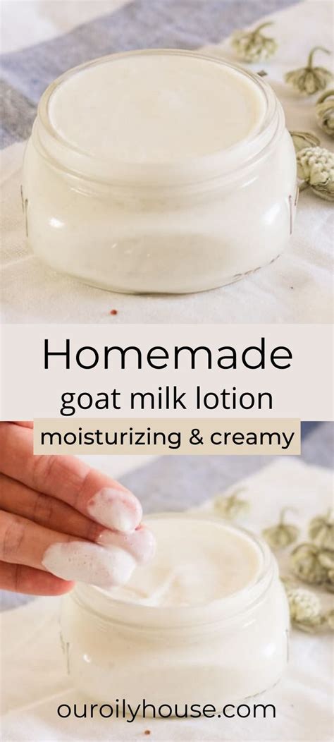 Goat Milk Lotion Recipe Artofit
