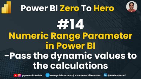 Numeric Range Parameter In Power BI Pass The Dynamic Values To The Calculations YouTube