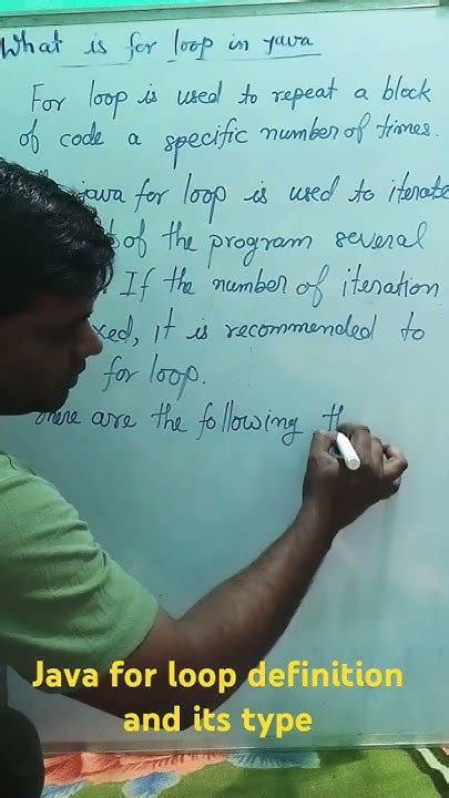 Java For Loop Definition And Its Typeshorts Shortvideo Love Motivation Youtubeshorts Youtube
