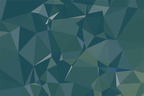 Abstract Textured Dark Green Polygonal Background Low Poly Geometric Consisting Of Triangles Of