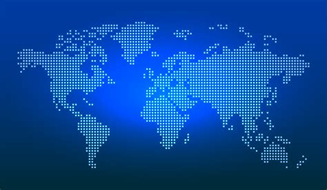 dark blue digital world map vector background 24866692 vector art at vecteezy