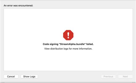 Ios Code Signing Streamalphabundle Failed Stack Overflow