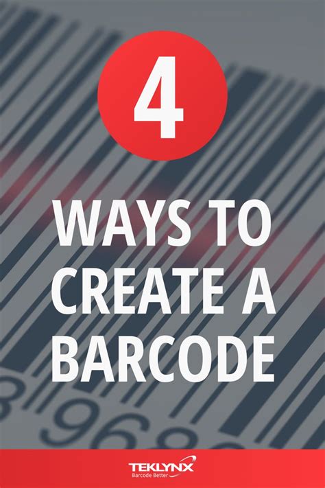 Master The Art Of Creating Barcodes 4 Simple Methods