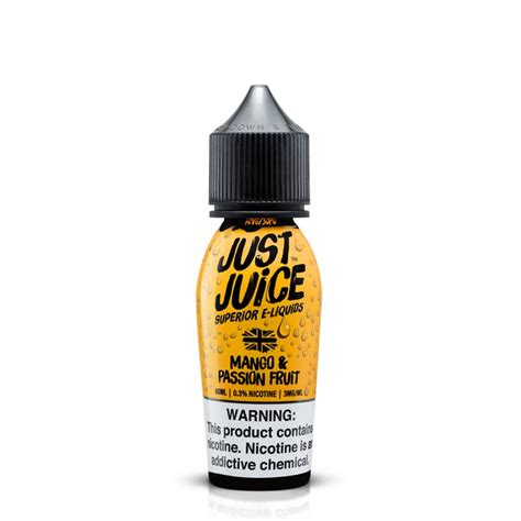 Just Juice Mango And Passion Fruit Ejuice Reyvape