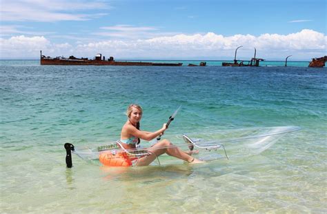오즈투어 브리즈번 모튼 아일랜드 난파선 투어스노클링샌드보딩투명카약 줌줌투어 호주 브리즈번