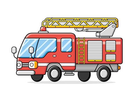 Premium Vector Fire Engine