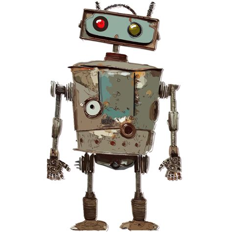 Download Robot Toy Tin Royalty Free Stock Illustration Image Pixabay