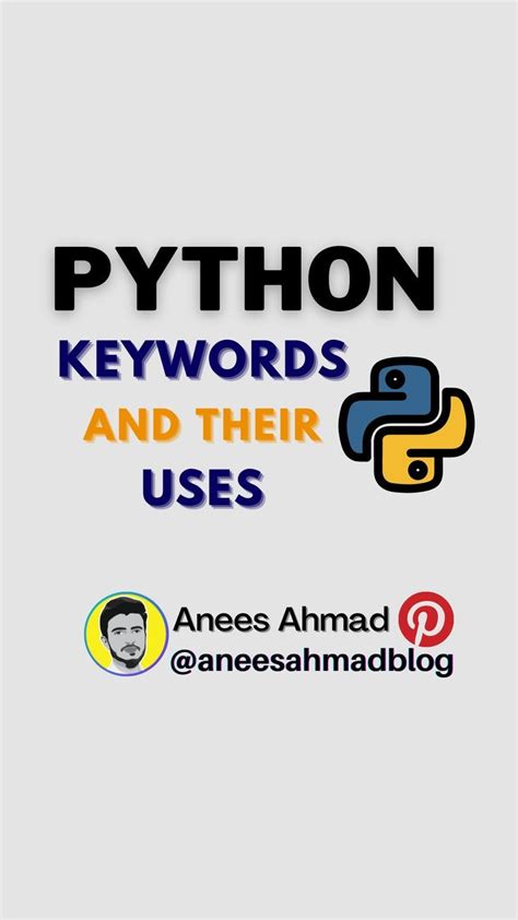 Python Keywords And Their Uses
