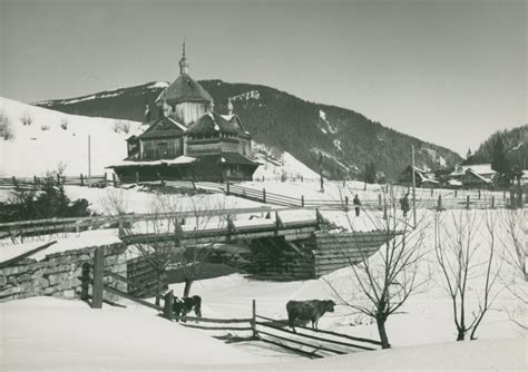 Быстрица Надворнянский район Георгия Победоносца церковь фотография архивная фотография