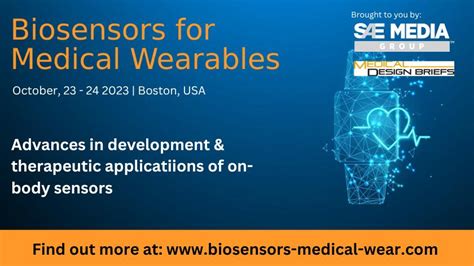 Biosensors For Medical Wearables Conference And Expo Pharmaphorum