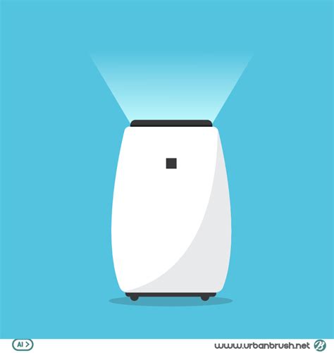 공기청정기 일러스트 Ai 무료다운로드 Free Air Cleaner Vector 어반브러시