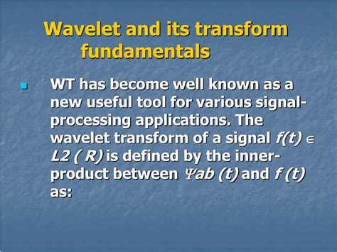 Ppt The Traveling Wave Fault Location Of Transmission Line Wavelet Transform Powerpoint