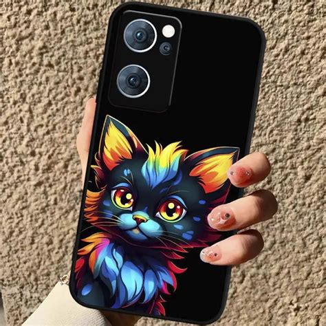 Colorful Cat Matte Soft Tpu Phone Case Oppo Reno Ace X2 F5 Temu Canada