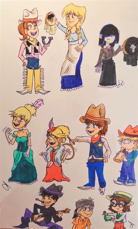 The Loud House La Famille En Cowboy Et Cowgirl By Erikmia04 On Deviantart