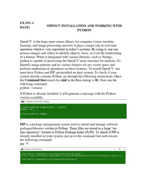 cv lab manual pdf python programming language matrix mathematics