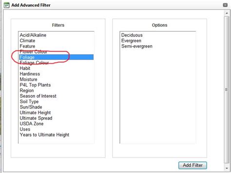 Advanced Item Filter
