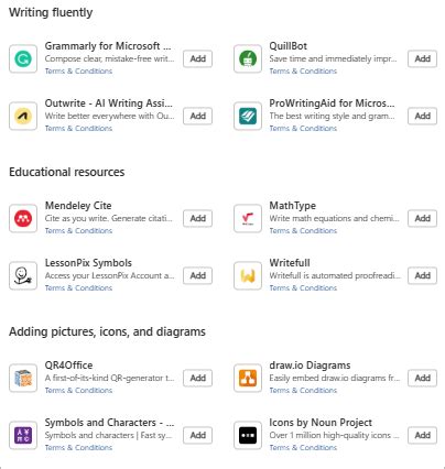 New Office Add Ins Entry Point Available Online